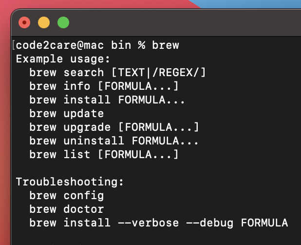 How To Install Homebrew brew On M1 Mac Code2care